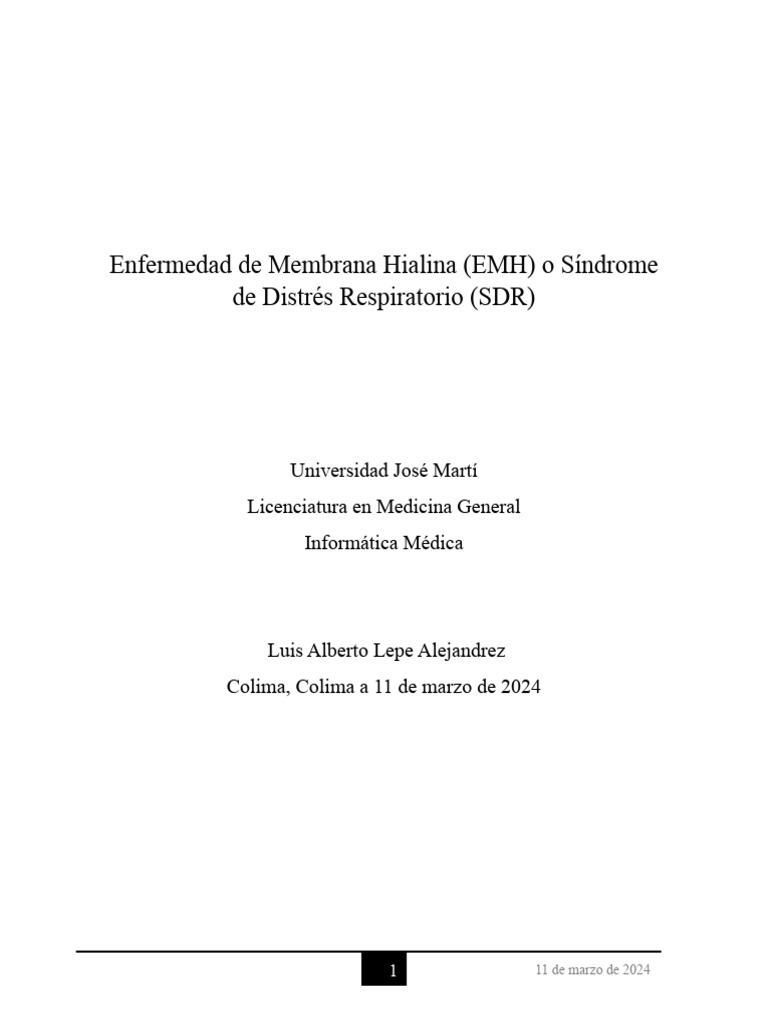 Investigación Luis Lepe | PDF | Medicina CLINICA | Especialidades Medicas