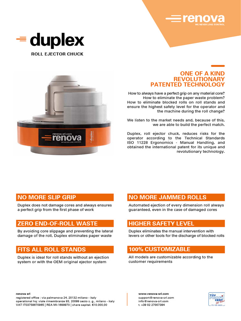 DataSheet Duplex | PDF | Mechanical Engineering | Tools
