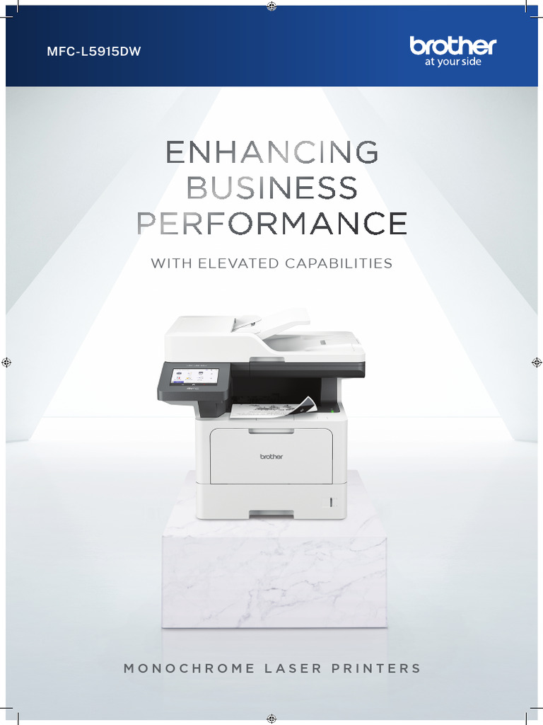 Brother MFC-L5915DW Printer Overview | PDF | Image Scanner | Printer ...