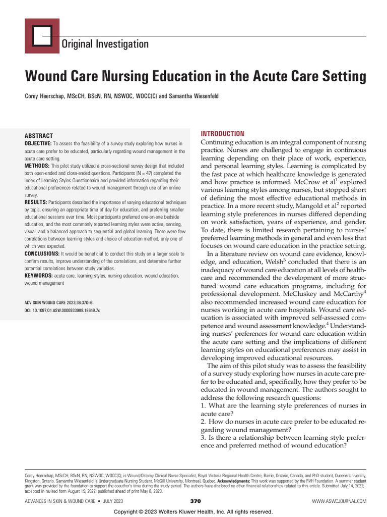 Team 4 | PDF | Learning Styles | Nursing