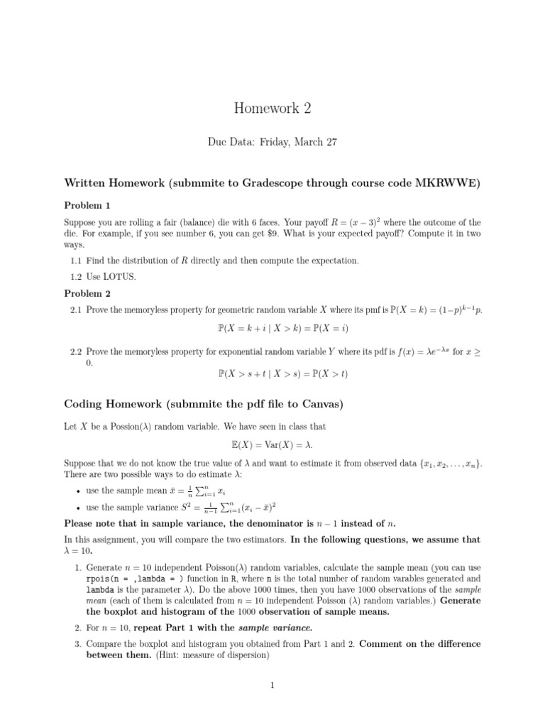 Statistics Homework Guide | PDF | Computers