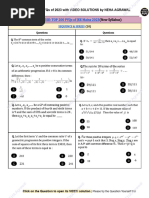 Chapterwise_ All 250 Pyqs of Jee Mains Jan 2025 | PDF | Abstract Algebra | Linear Algebra
