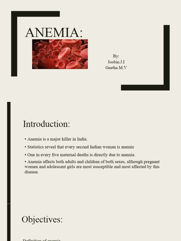 Anemia | PDF | Anemia | Medical Specialties