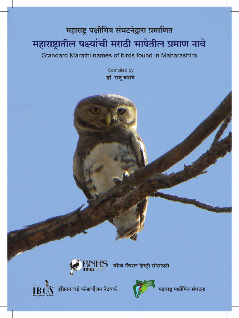 Marathi Bird Names BNHS and Maharashtra Pakshimitra 2016 | PDF ...