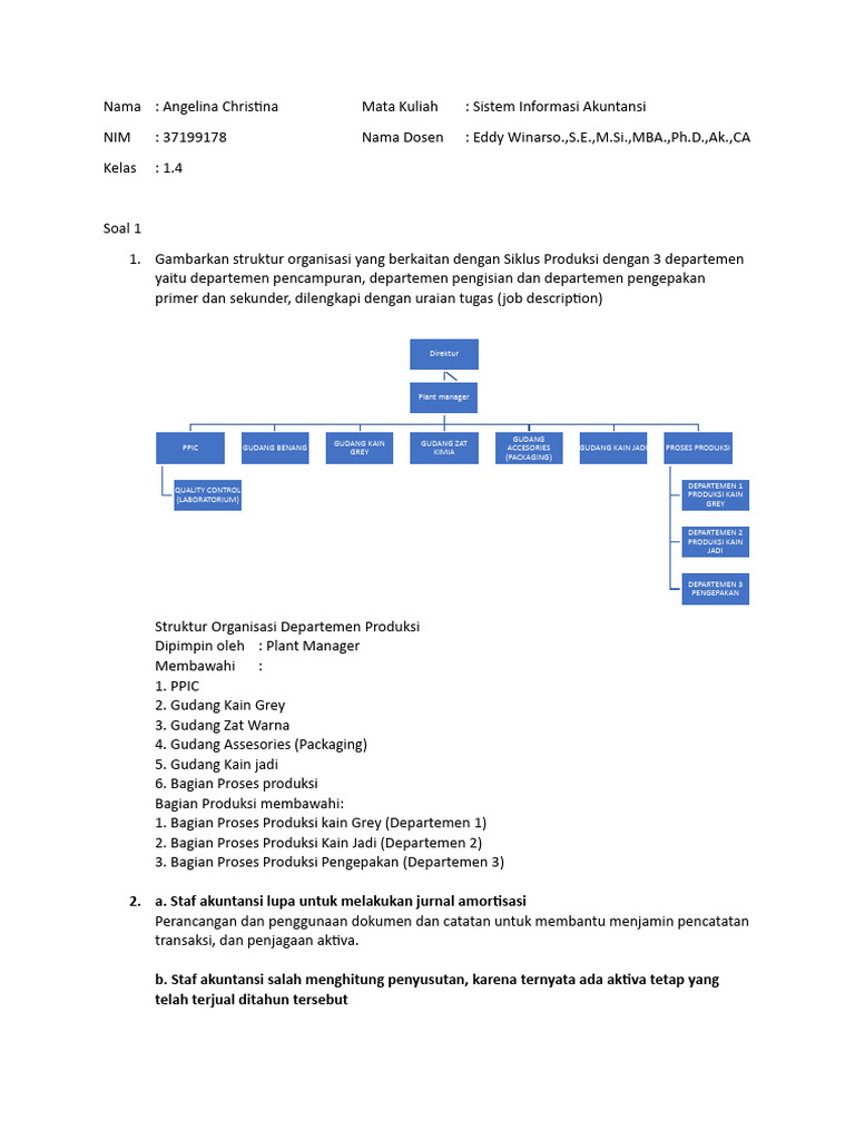 UAS Sistem Informasi Akuntansi | PDF