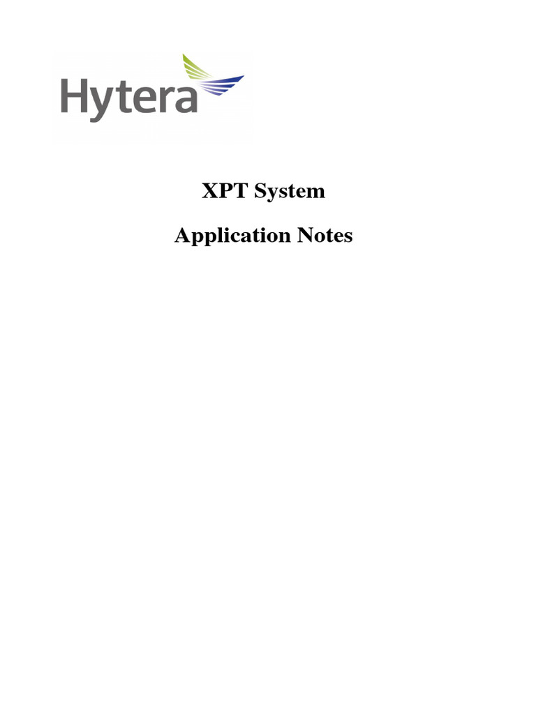 XPT System_Application Notes_R5.0 | PDF | Computer Network | Network Switch