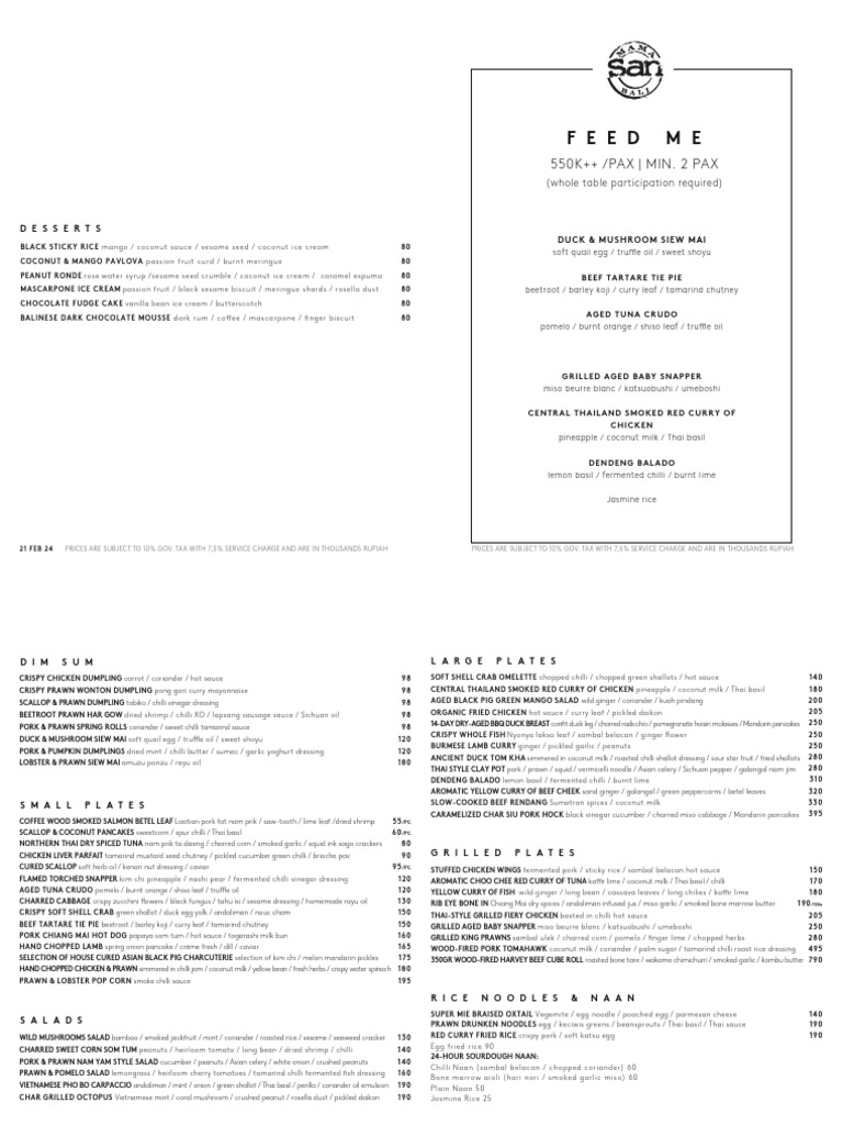 MMS - Dinner - A3 Folded | PDF | Pickling | Curry