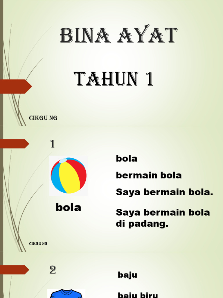 Bina Ayat Tahun 1 Pdf