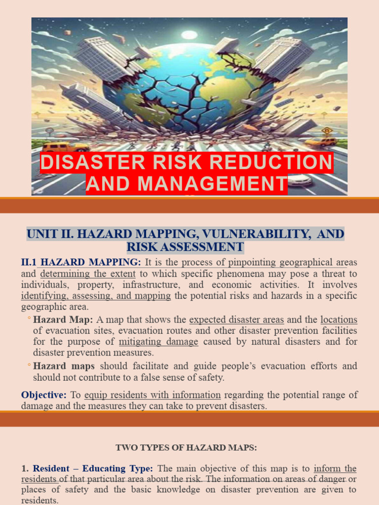 Unit 2. Hazard Mapping | PDF | Hazards | Natural Disasters