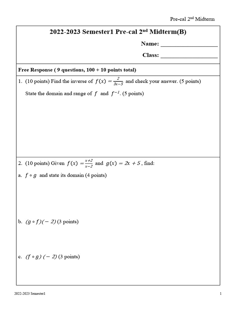 2nd Monthly Test (Form B) | PDF | Angle | Mathematics