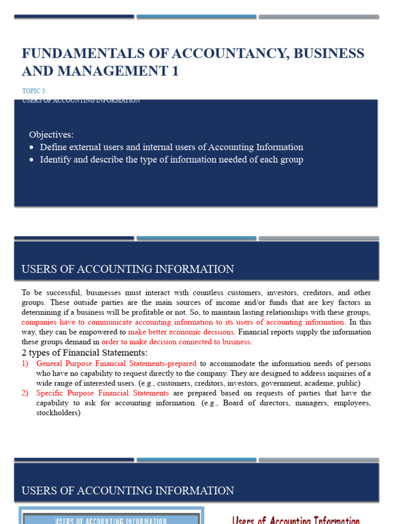 Acc1 Lesson Week3 | PDF