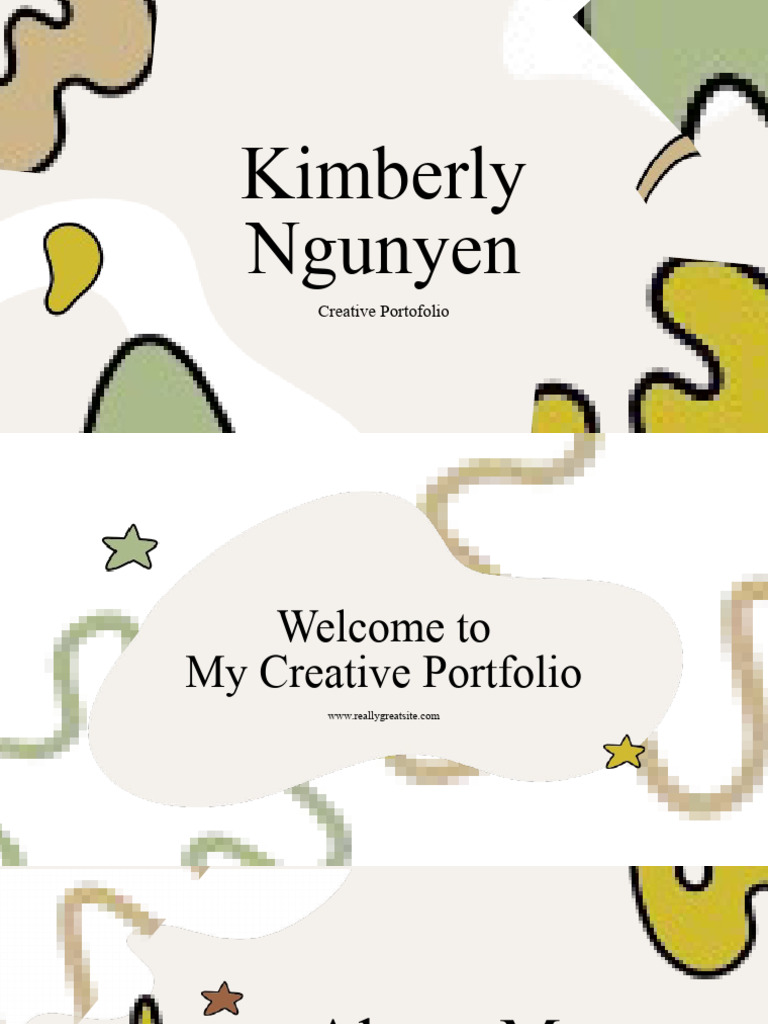 Kimberly Ngunyen's Creative Portfolio | PDF | Typography | Encodings