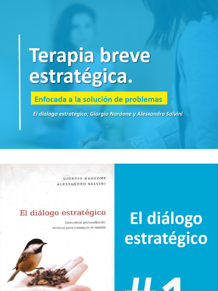 Terapia Breve Estrategica Editado | PDF | Ataque de pánico | Conocimiento