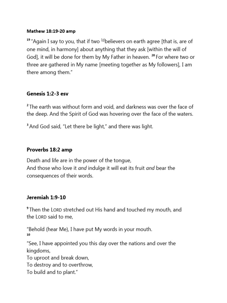 Power of The WORD | PDF | Religion & Spirituality