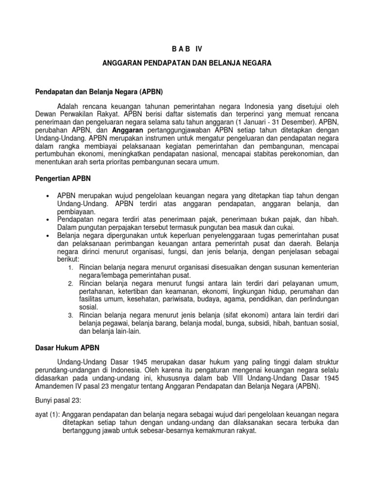 Mengenal APBN | PDF