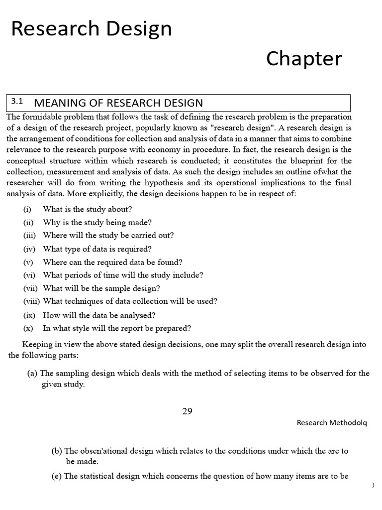 Research Design | PDF | Statistics | Data