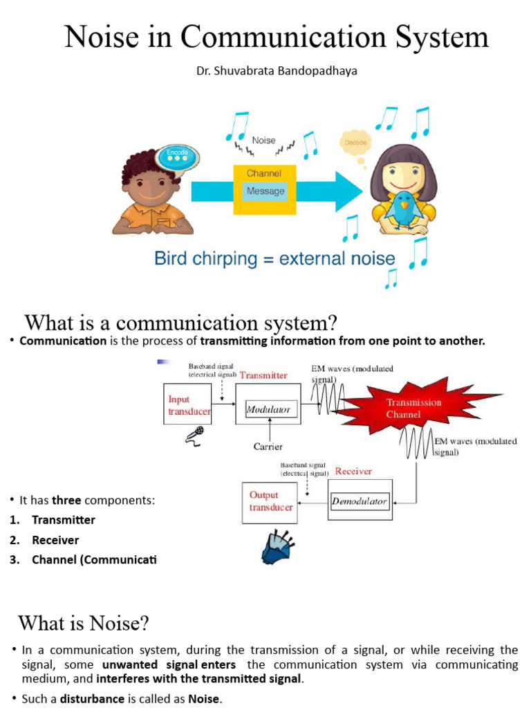 Noise in Communication System | PDF