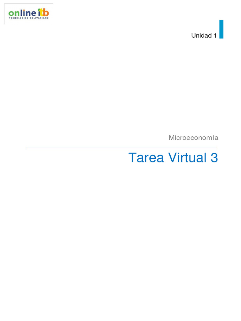 Tarea Virtual 3 | PDF | Costo marginal | Economias