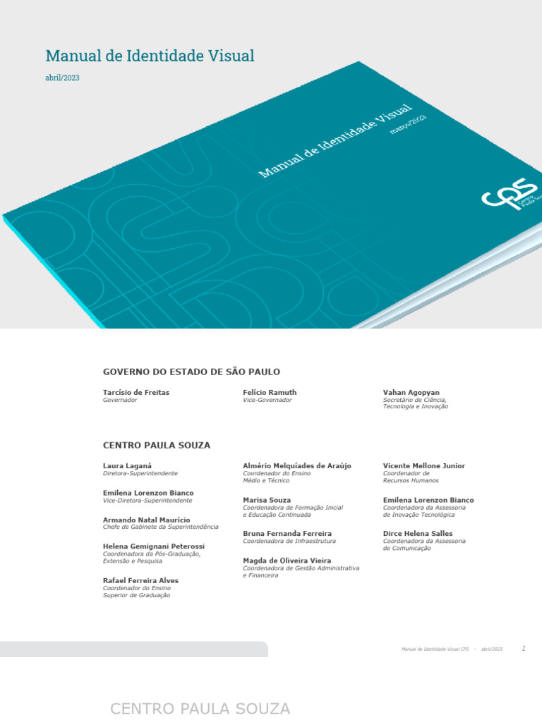 2023 04 27 Manual de Identidade Visual Cps | PDF | Design gráfico