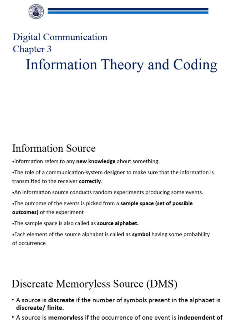 Digital Communication Chapter 3 | PDF | Encodings | Applied Mathematics