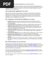 Job Application Letter Internal Vacancy Sample | PDF | Résumé | Employment