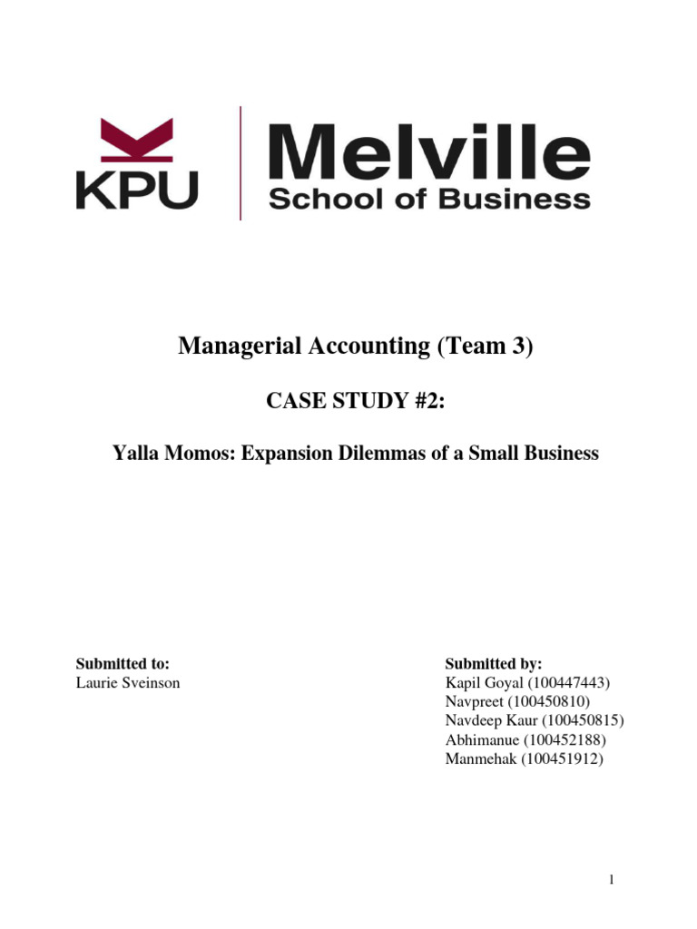 Accounts Case 2 | PDF | Economies | Business Economics