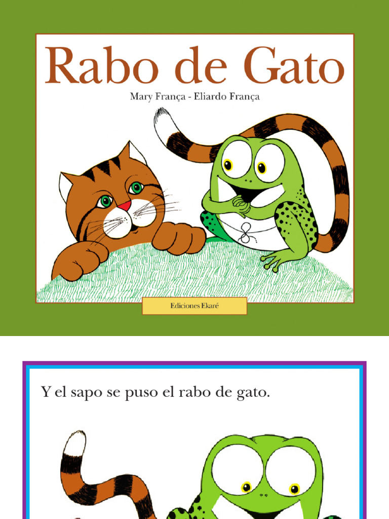 Sapo con Rabo de Gato: Un Cuento Infantil | PDF