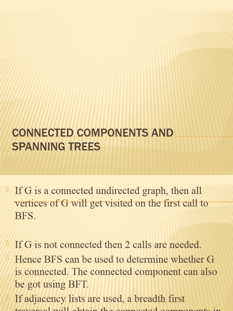 Spanning Trees | PDF | Theoretical Computer Science | Computational Complexity Theory