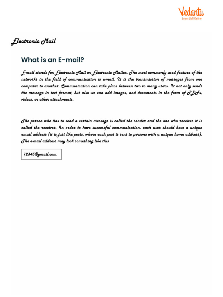 Electronic Mail | PDF