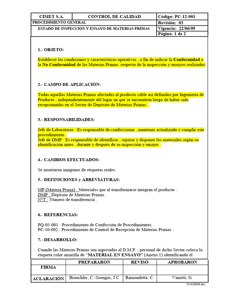 Acsr 2 | PDF | Laboratorios