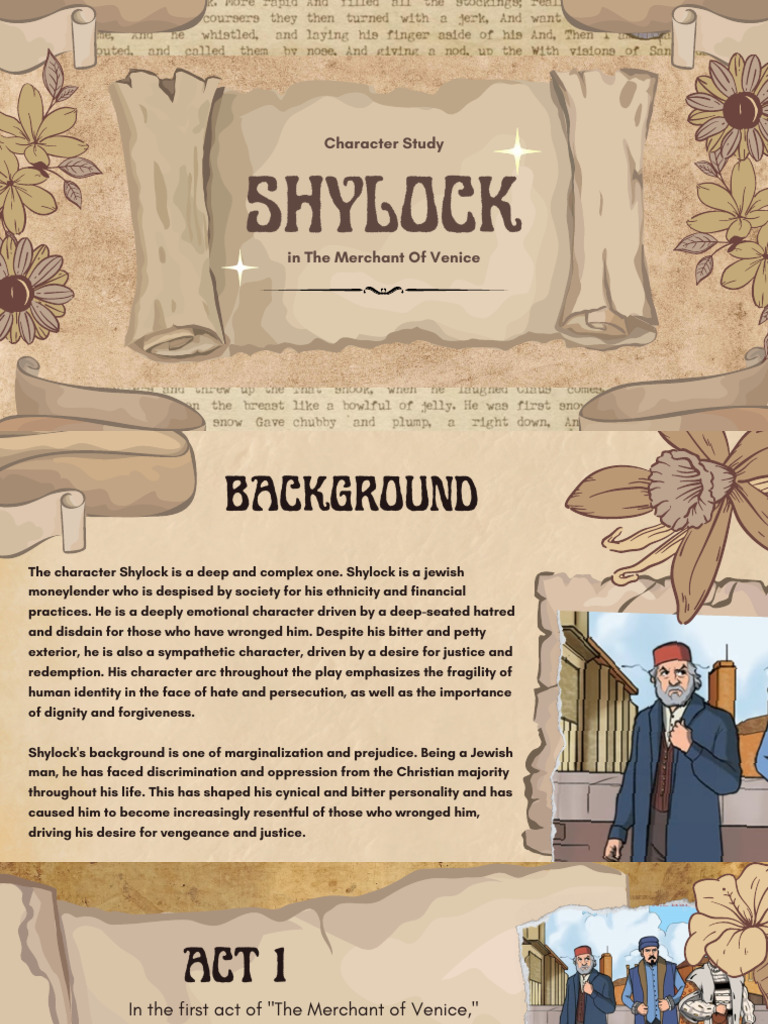 Mov - Character Study Shylock (Andrianshah) | PDF | Shylock | The ...