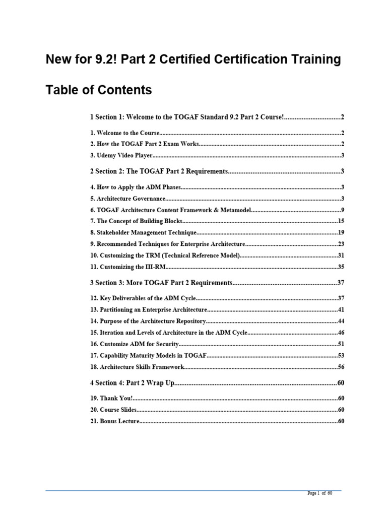New For 9.2! Part 2 Certified Certification Training | PDF | Governance ...
