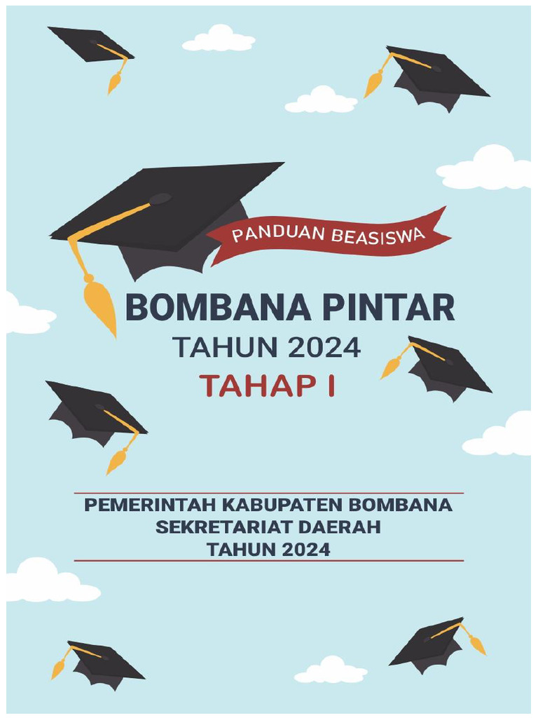 Panduan Beasiswa Bombana Pintar 2024 Tahap 1 | PDF