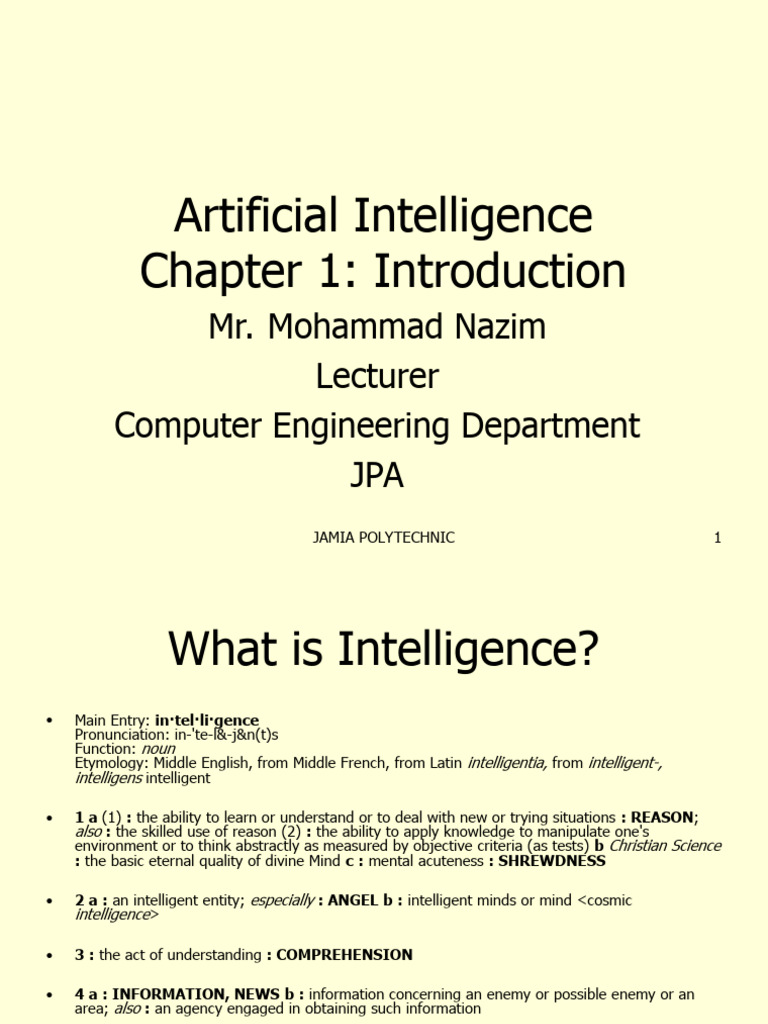 AI Course Overview for Students | PDF | Artificial Intelligence ...