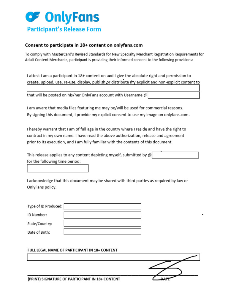 Sample of The Release Form | PDF | Finance & Money Management