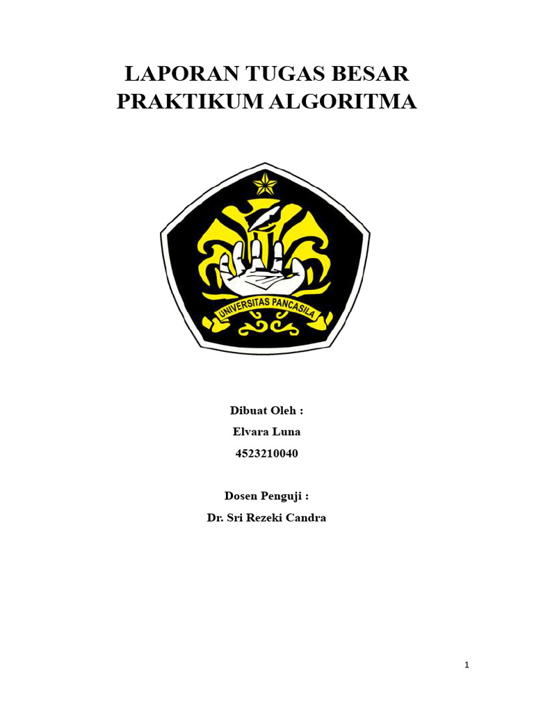 Laporan Praktikum Algoritma dan Pemrograman | PDF