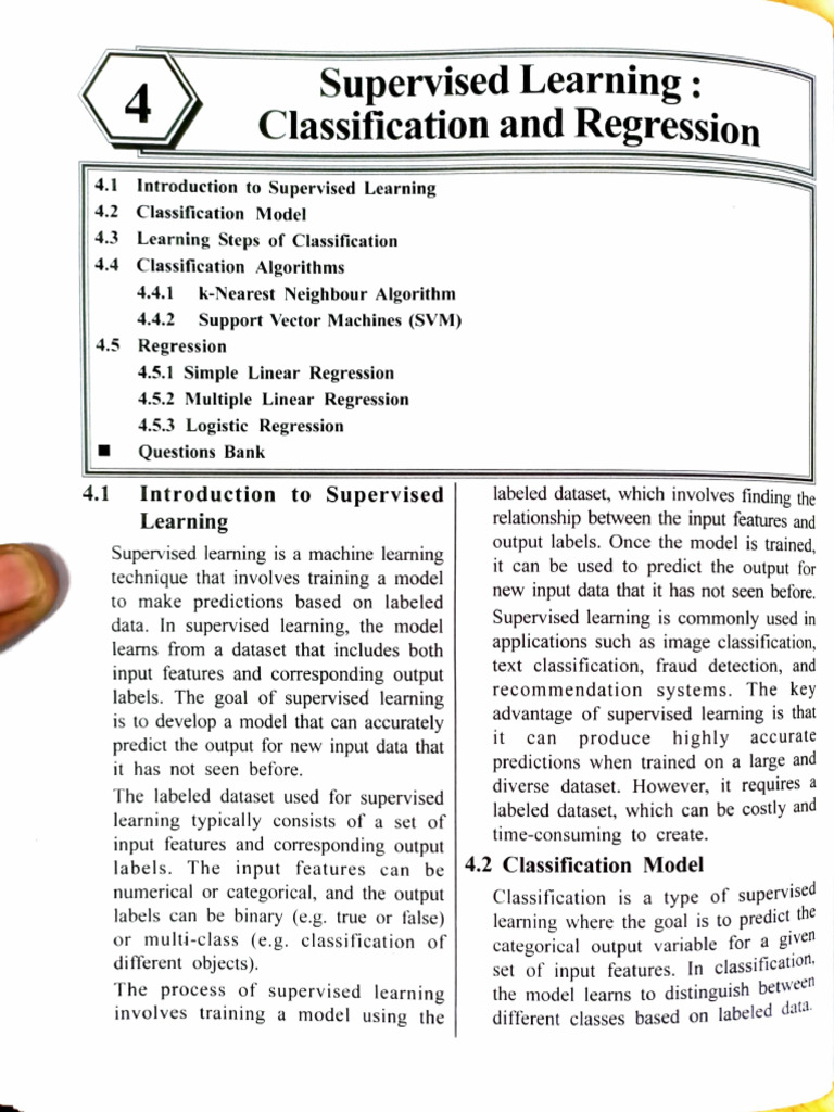 ch-4 FML | PDF | Support Vector Machine | Dependent And Independent ...