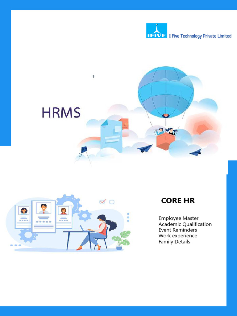 I Five HRMS Brochure | Download Free PDF | Payroll | Cyberspace