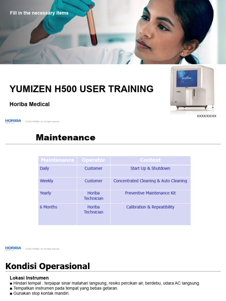 Pelatihan Pengguna YUMIZEN H500 | PDF | Teknologi & Rekayasa