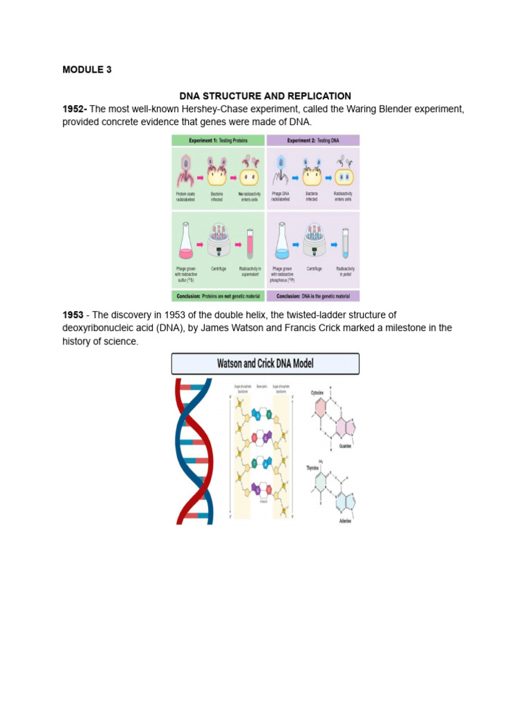 Genetics Module 3 | PDF