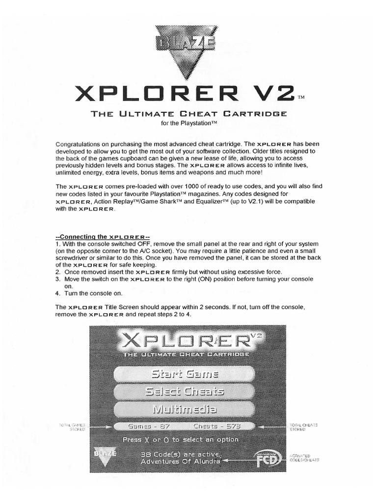 XPlorer V2 Manual | PDF