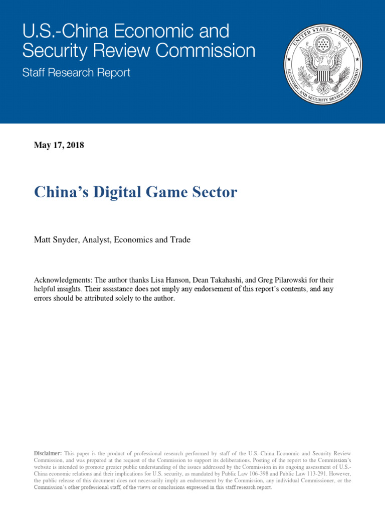 China S Digital Game Sector Pdf