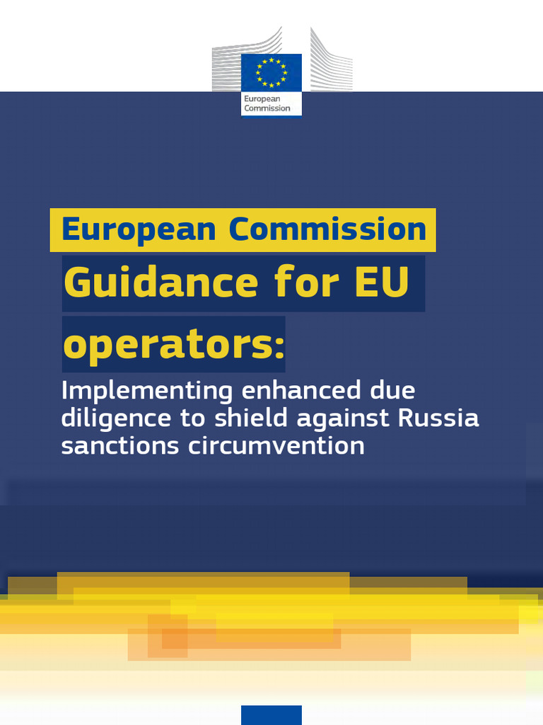 Guidance Eu Operators Russia Sanctions Circumvention - en | PDF | Money Laundering | Risk Management