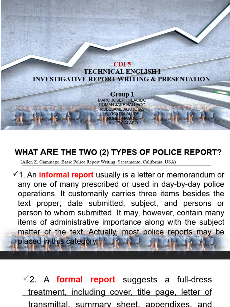 Cdi - 5N GRP1 1 | PDF | Police | Crimes