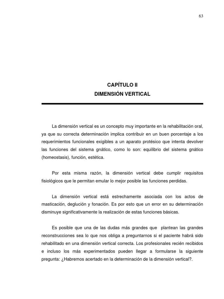 Dimensión Vertical en Rehabilitación Oral | PDF | Electromiografia ...