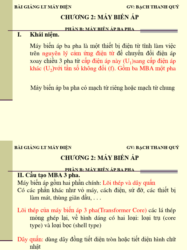 PDF - MBA 3 Pha | PDF