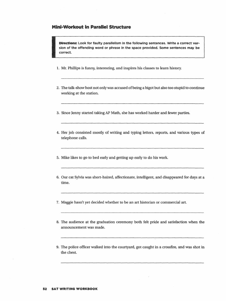 Parallel Structure | PDF