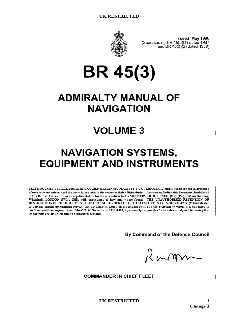 BR 45 (3) - Change 1 | PDF | Ionosphere | Navigation