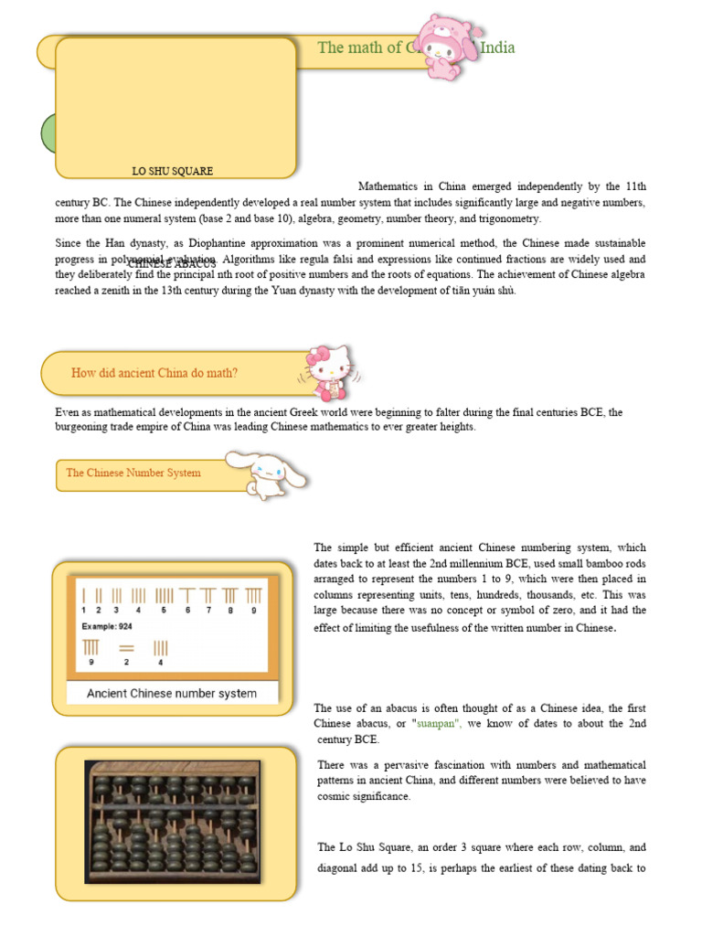 History of Math | PDF | Numbers | Trigonometric Functions