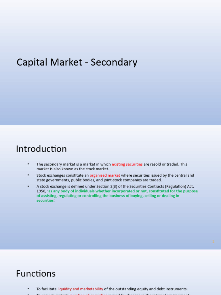FMI Unit 2 (2) | PDF | Margin (Finance) | Stocks